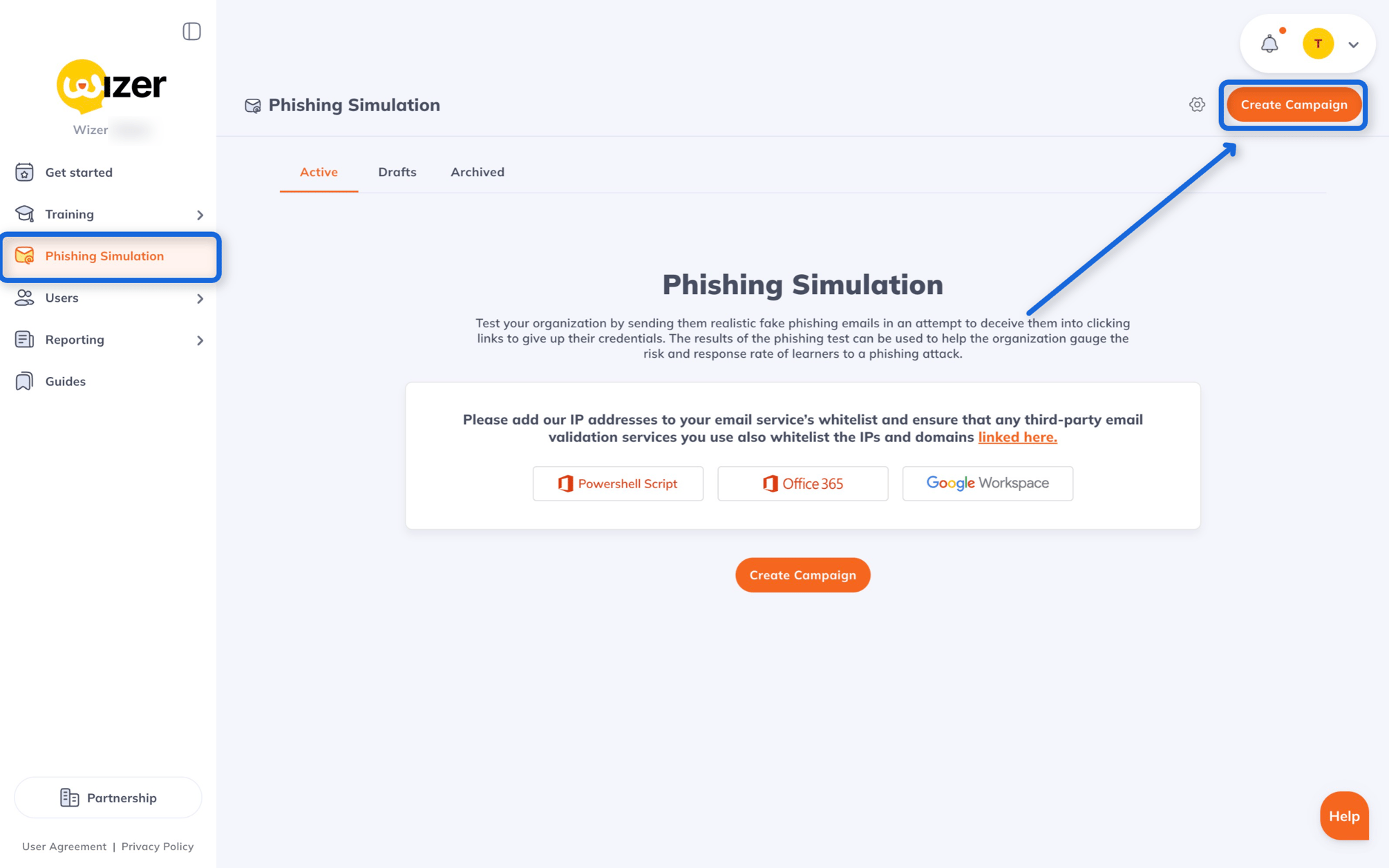 How to Set Up a One-time Phishing Campaign?