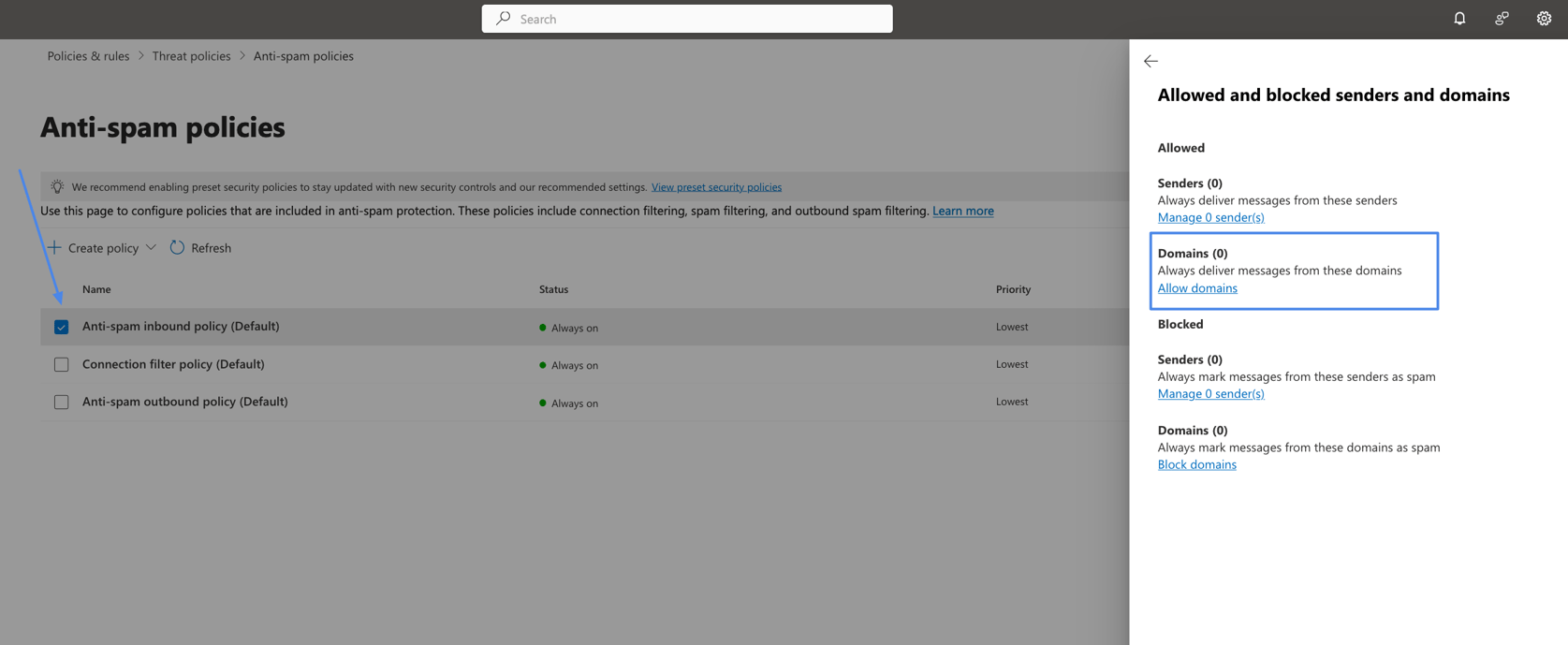 Whitelisting for Microsoft 365