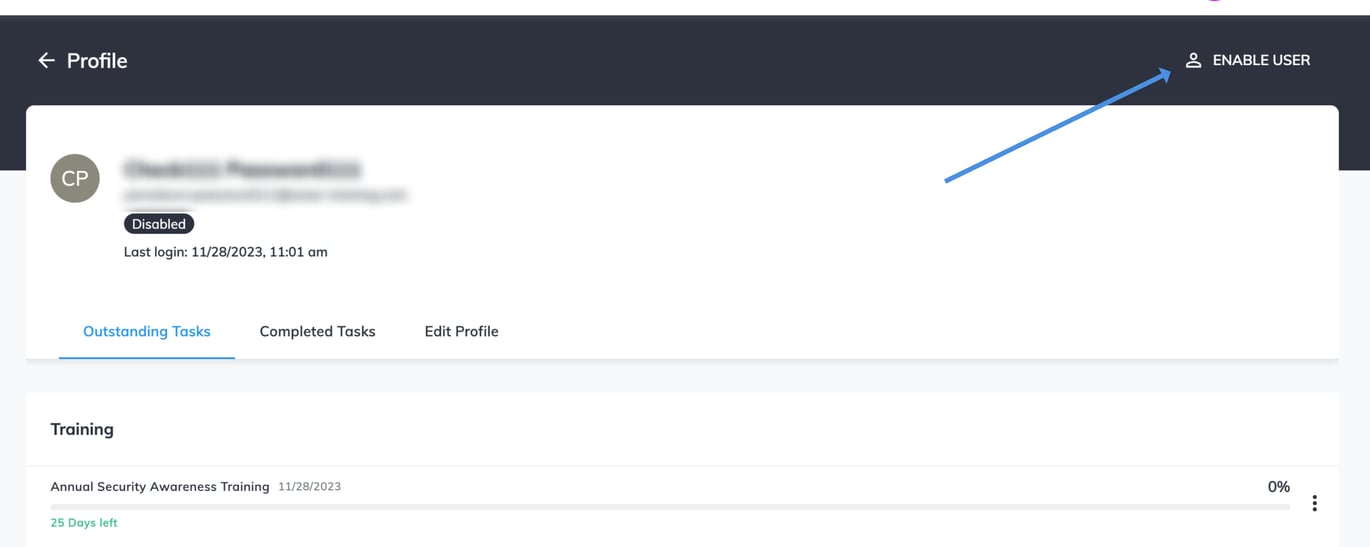 How to Disable and Enable Users