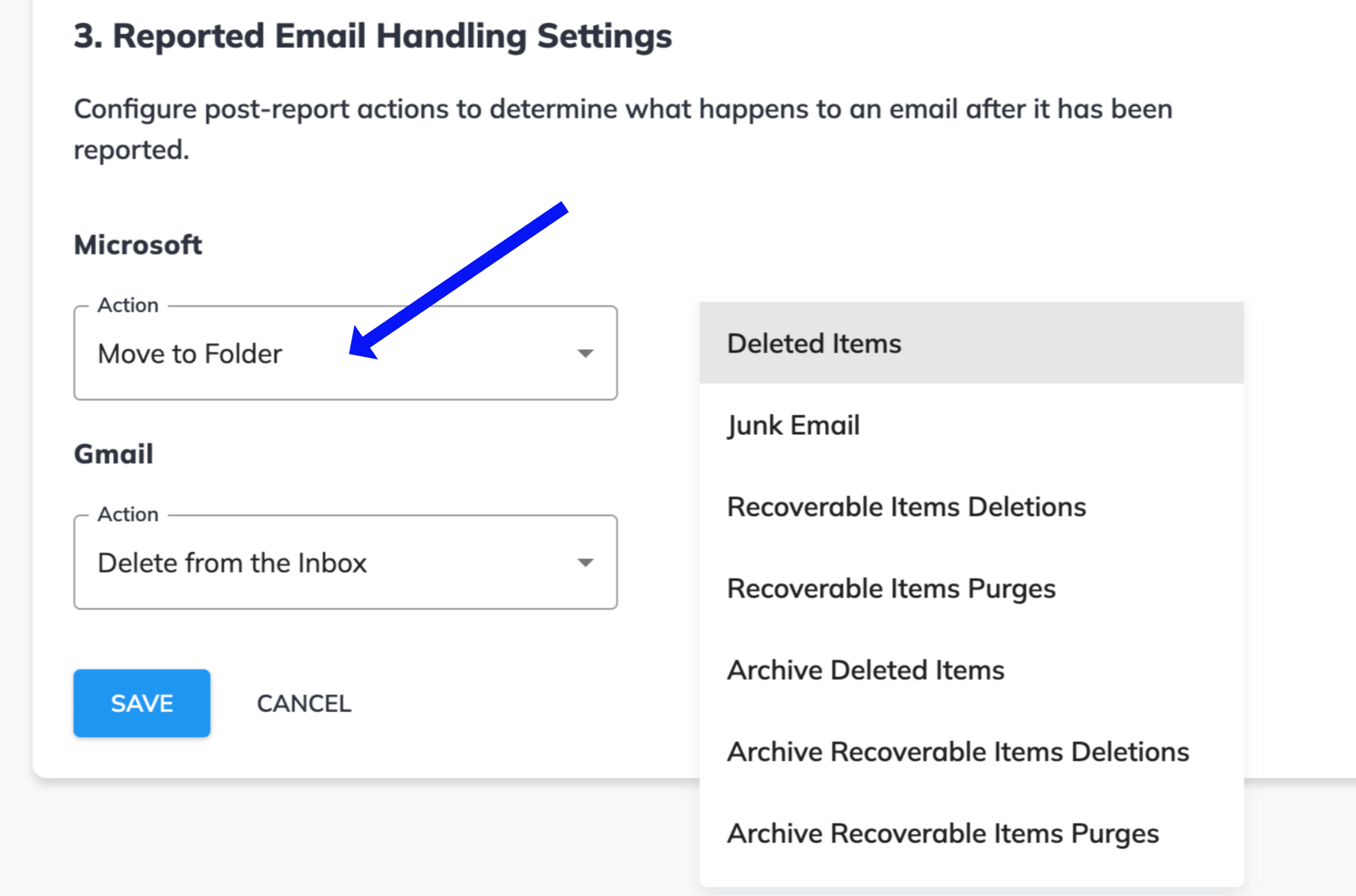 Report phishing extension for Wizer