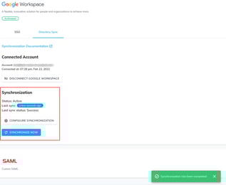 Google Workspace Directory Synchronization
