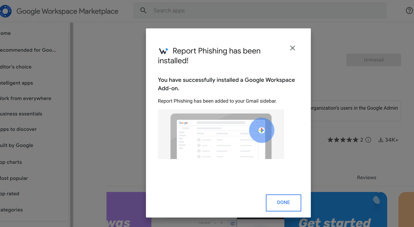 How to Get the Report Phishing Extension for Google Workspace