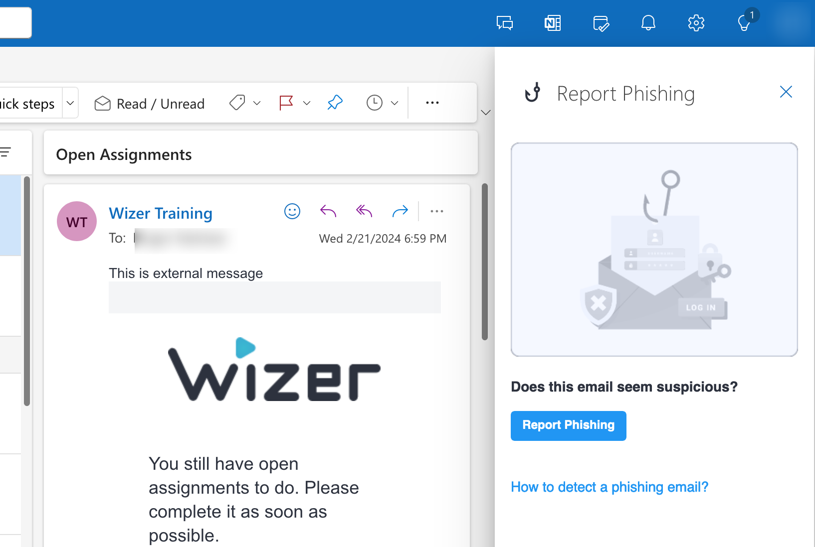 How to Get the Report Phishing Extension for Office 365