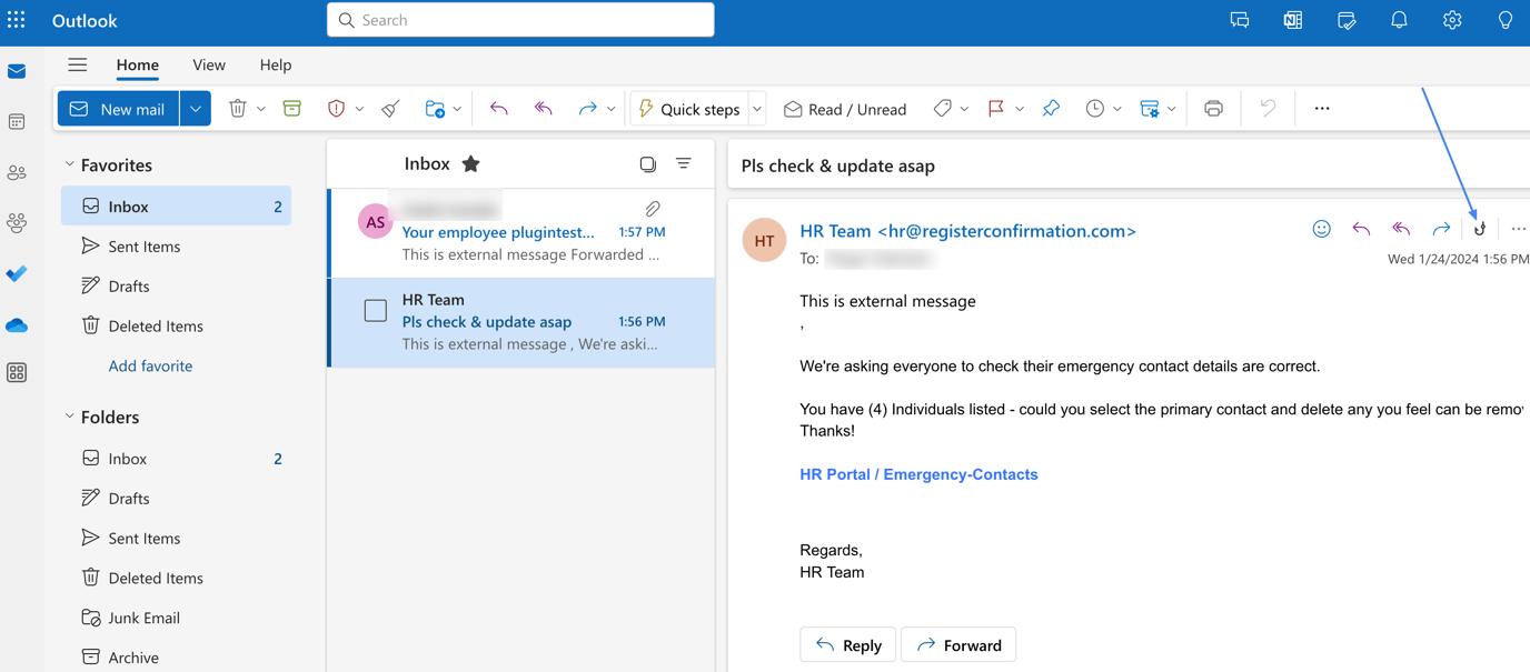 Report phishing extension for Wizer