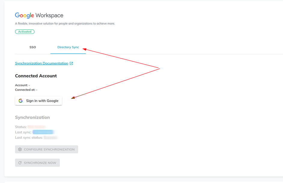 Google Workspace Directory Synchronization