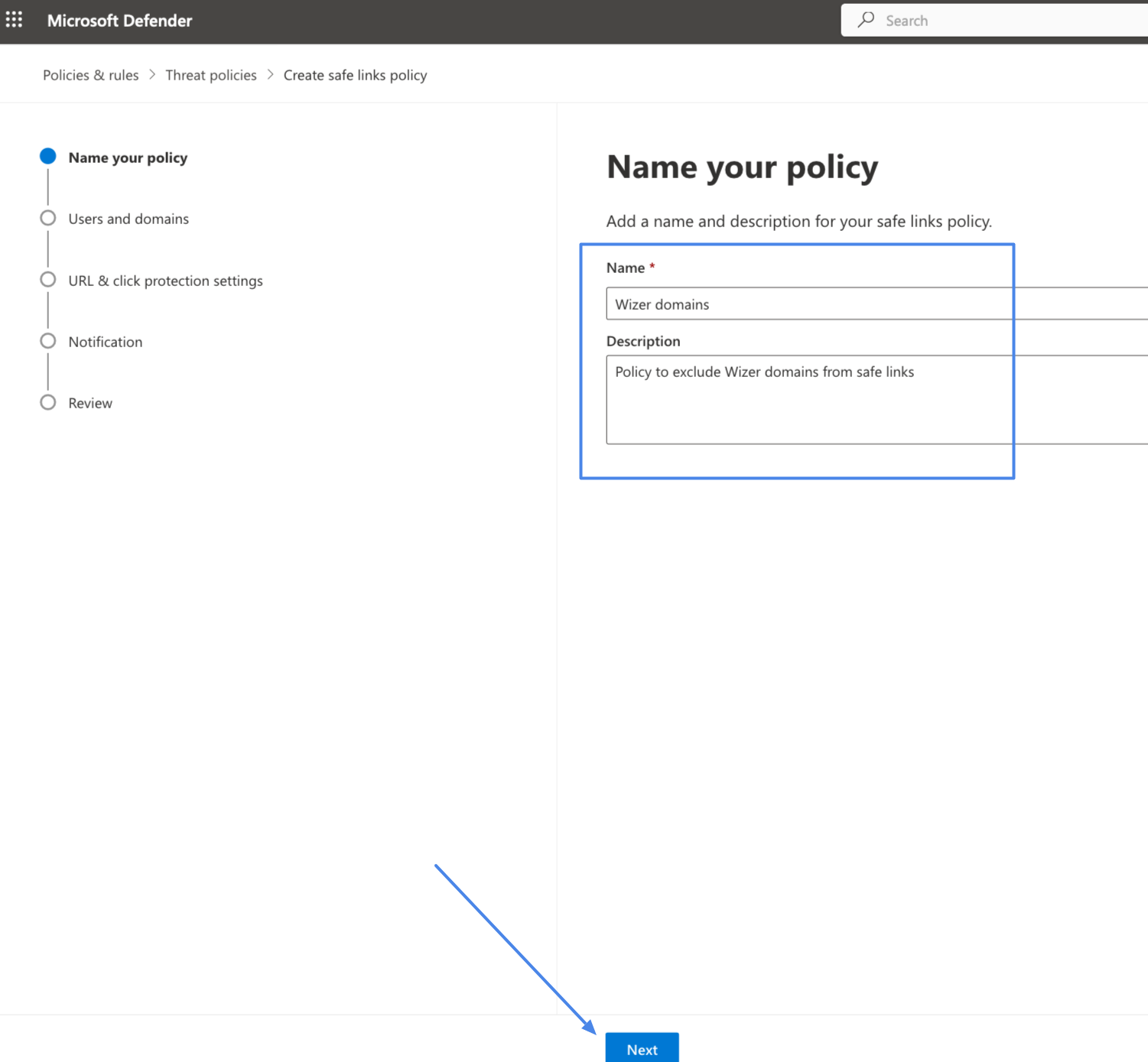 Set up Safe Links Policies in Microsoft Defender for Office 365