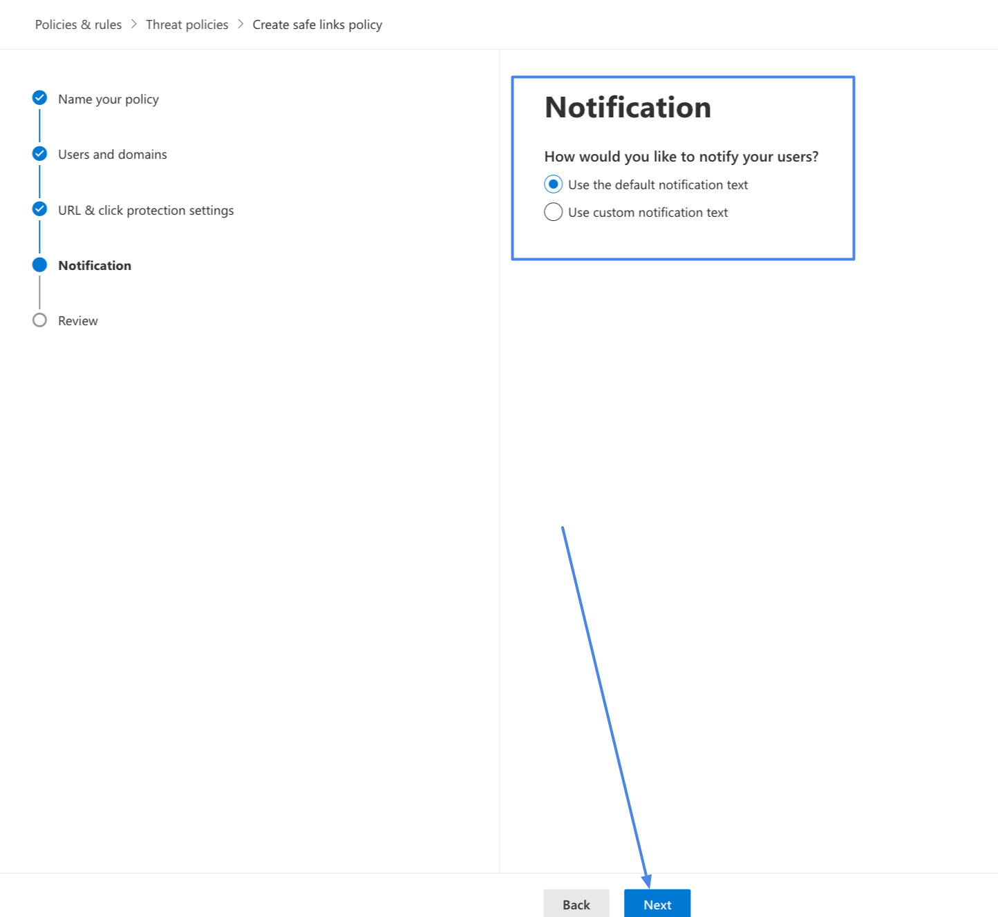 Set up Safe Links Policies in Microsoft Defender for Office 365