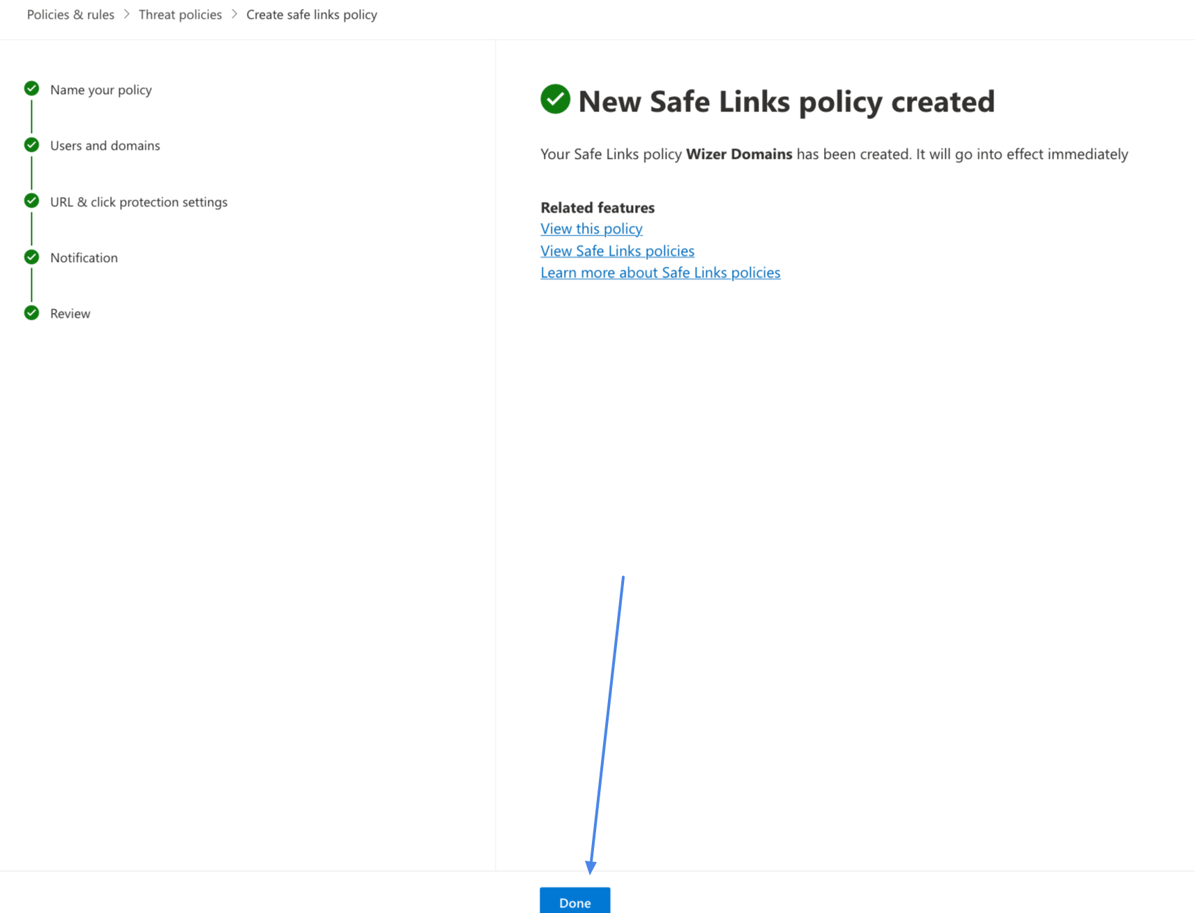 Set up Safe Links Policies in Microsoft Defender for Office 365