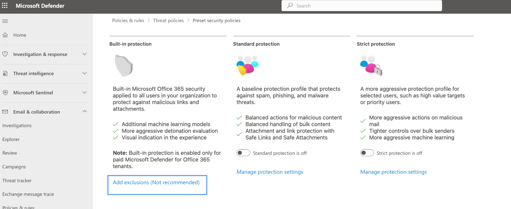 Set up Safe Links Policies in Microsoft Defender for Office 365