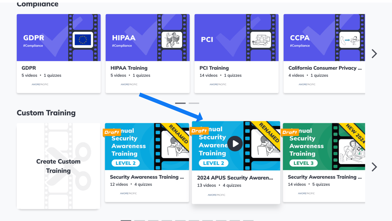 How to Create and Manage Custom Training