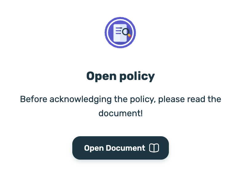 How to Acknowledge a Policy (for Learners)