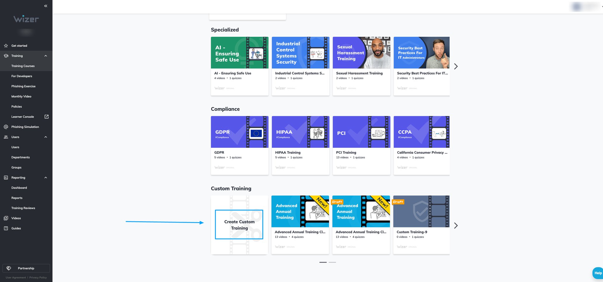 How to Create and Manage Custom Training
