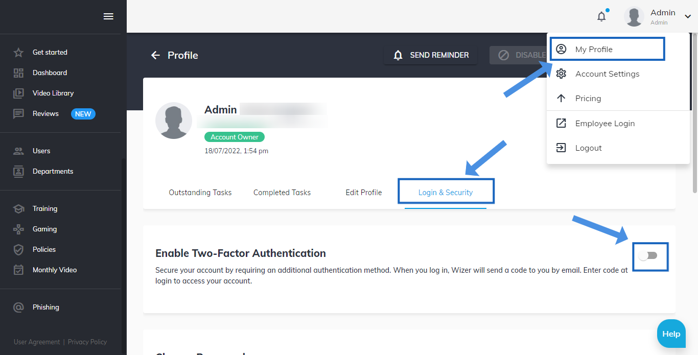 How To Enable Two-Factor Authentication for Admin