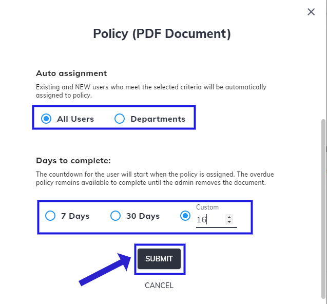 How to Set Up Policies